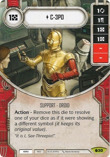 C-3PO (Card Only) - Spirit of Rebellion - Star Wars: Destiny