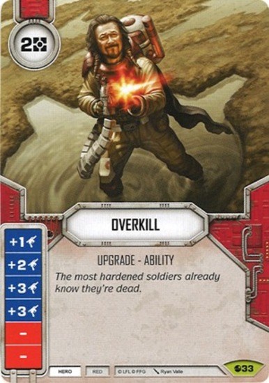 Overkill (Card Only) - Spirit of Rebellion - Star Wars: Destiny