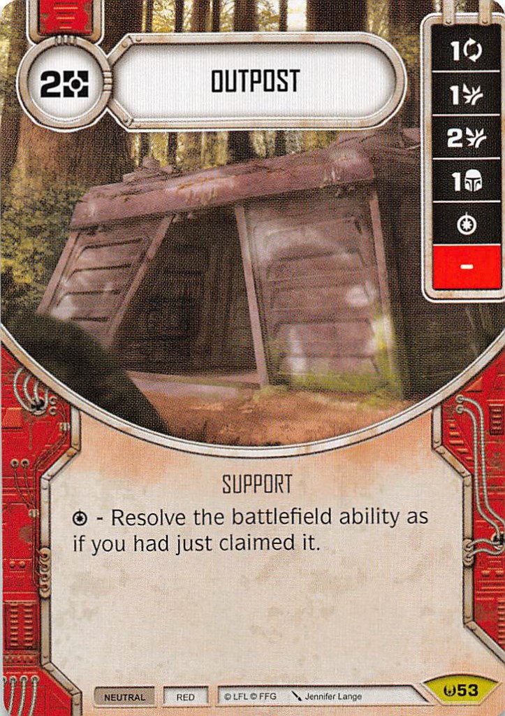 Outpost (Card Only) - Awakenings - Star Wars: Destiny