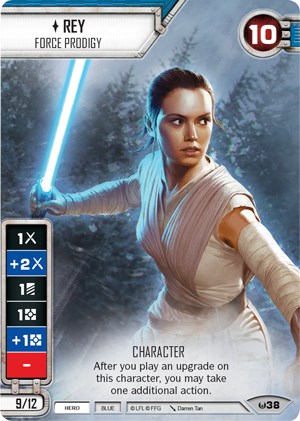 Rey - Force Prodigy (Extended Full Art) - SWD: Promo Cards - Star Wars ...