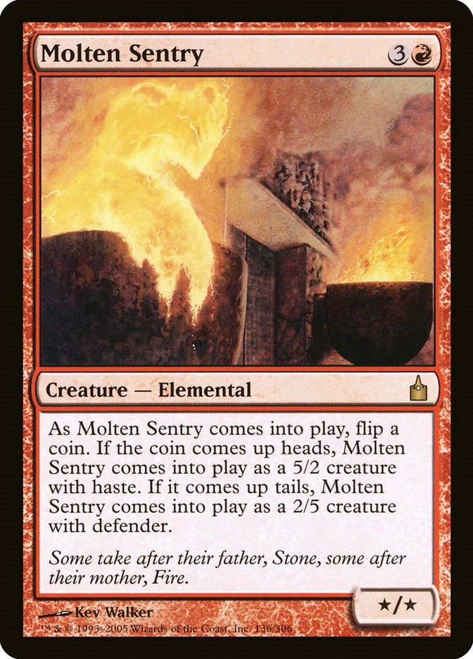 Molten Sentry - Ravnica: City of Guilds - Magic: The Gathering