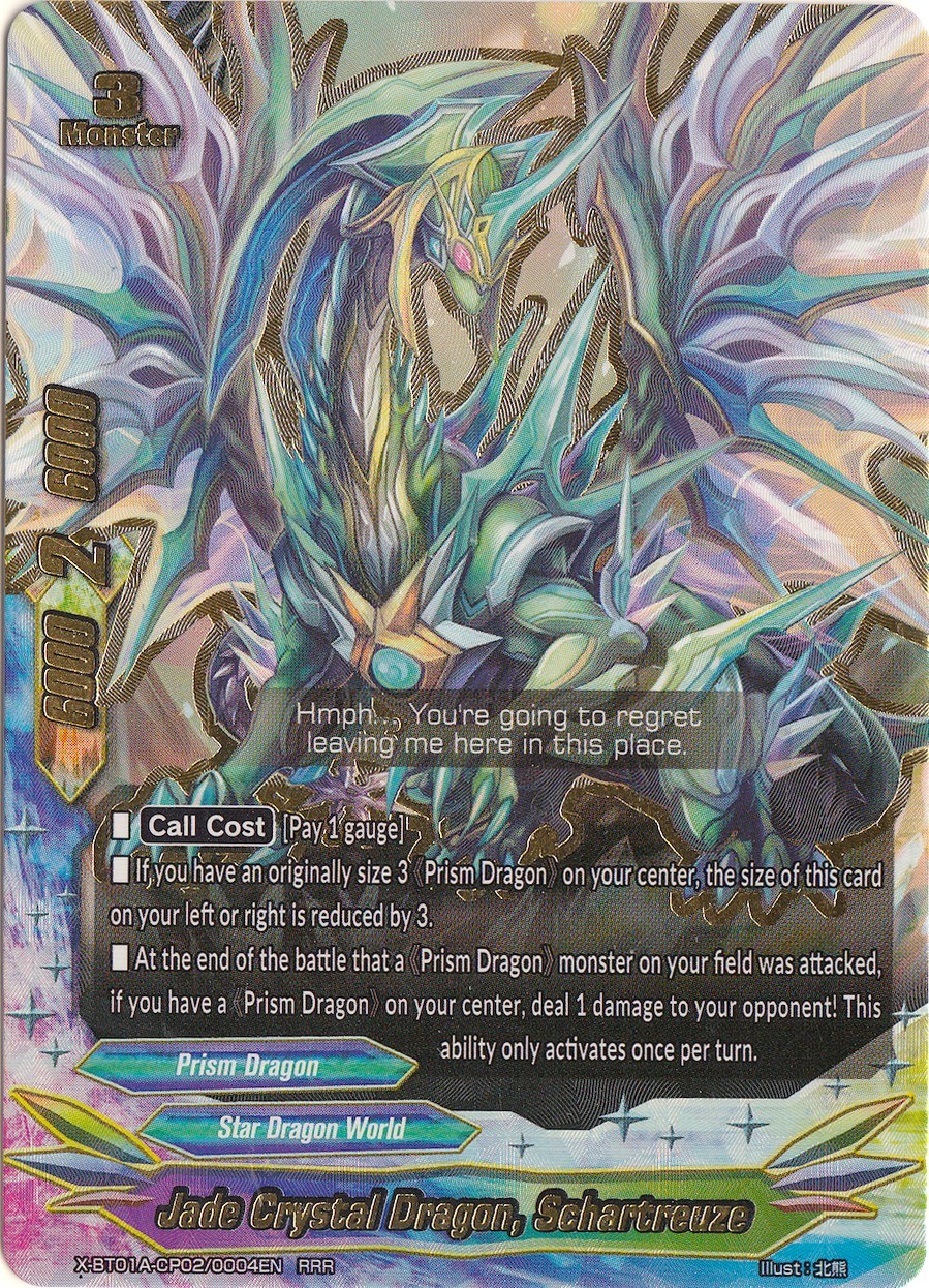 Jade Crystal Dragon, Schartreuze - Crossing Generations - Future Card ...