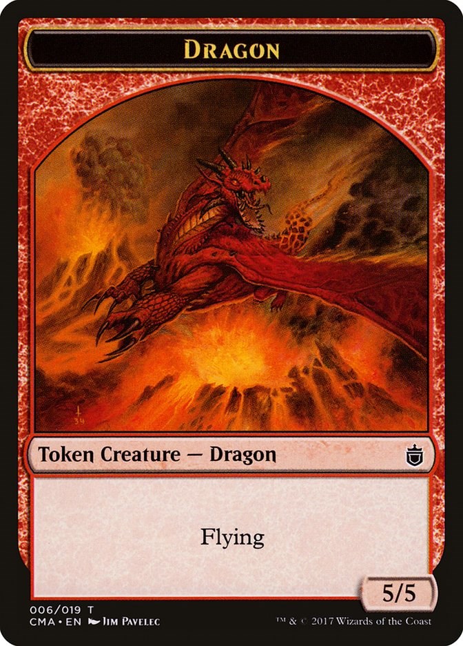 Dragon Token (006) - Commander Anthology - Magic: The Gathering