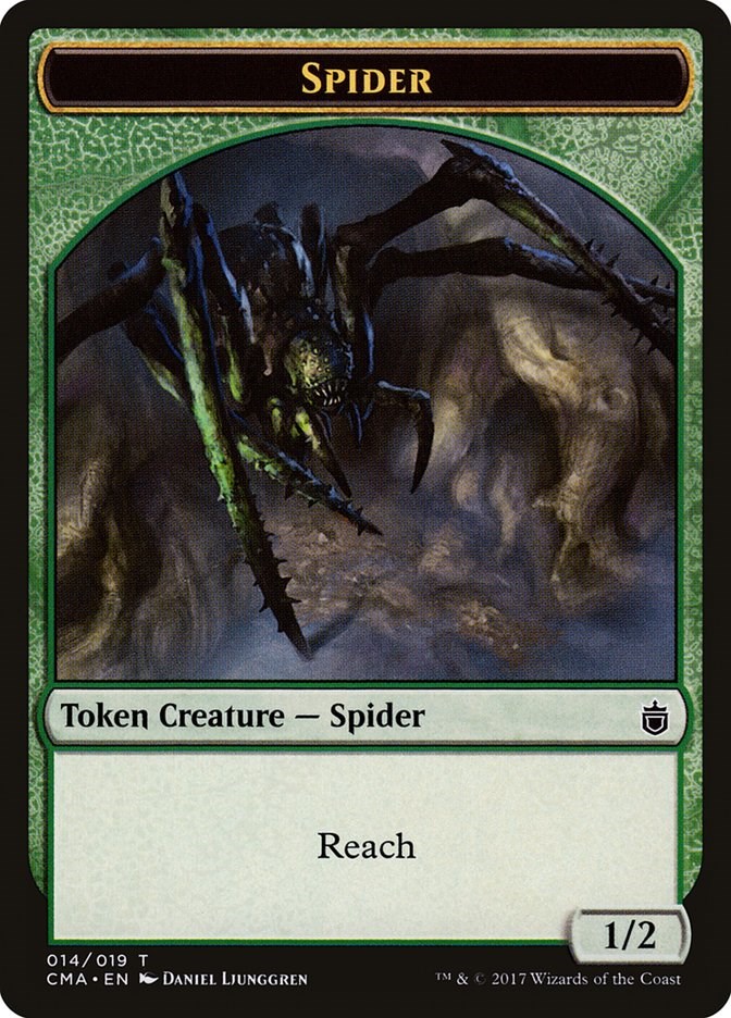Spider Token (014) - Commander Anthology - Magic: The Gathering
