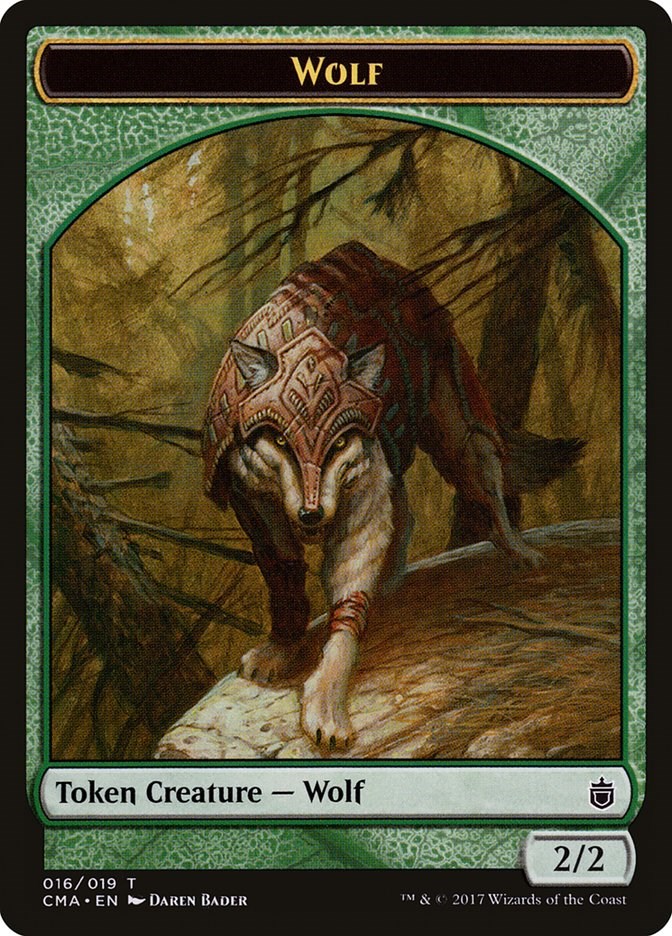 Wolf Token (016) - Commander Anthology - Magic: The Gathering