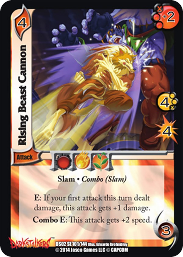 Rising Beast Cannon - Darkstalkers: Warriors of the Night - UniVersus