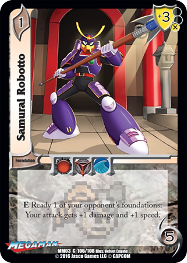 Samurai Robotto - Mega Man: Battle for Power - UniVersus