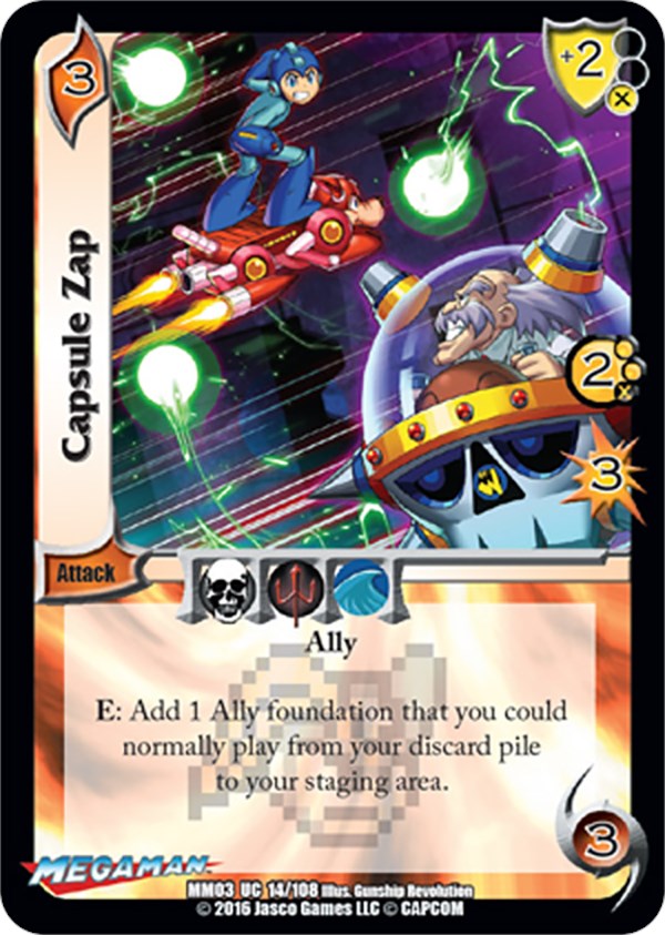 Capsule Zap - Mega Man: Battle for Power - UniVersus