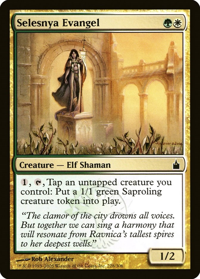 Selesnya Evangel - Ravnica: City of Guilds - Magic: The Gathering