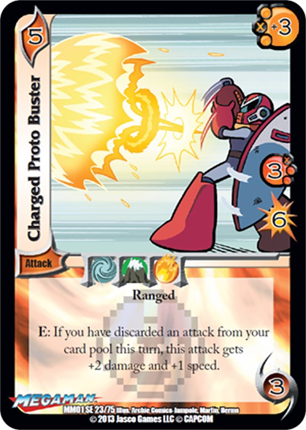 Charged Proto Buster - Mega Man: Collector's Tins - UniVersus
