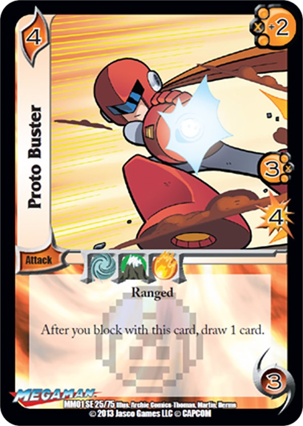 Proto Buster - Mega Man: Collector's Tins - UniVersus