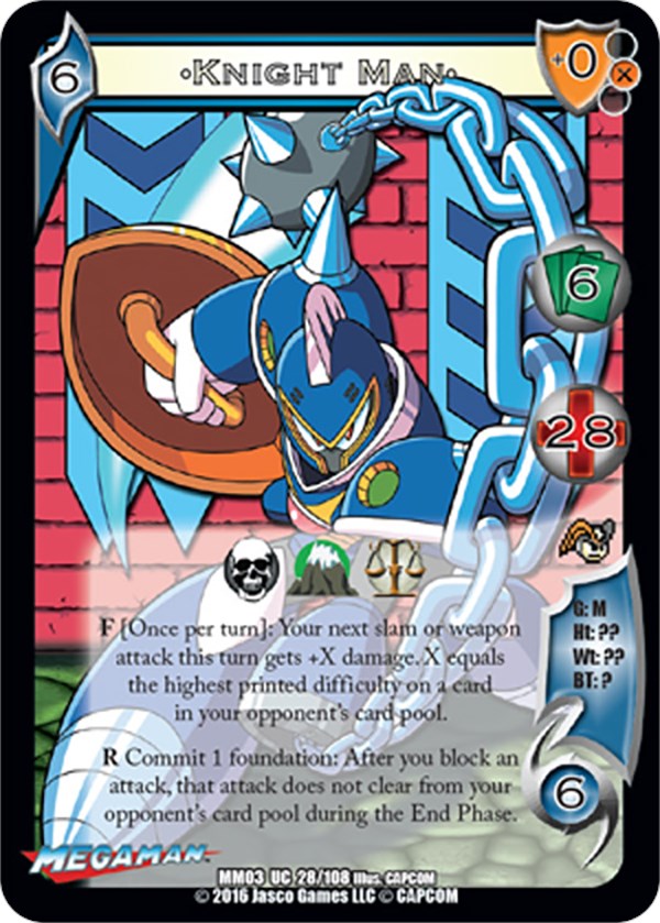 Knight Man - Mega Man: Battle for Power - UniVersus