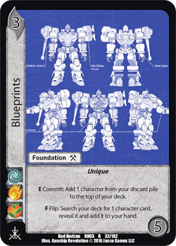 Blueprints - Red Horizon: Blood Omen - UniVersus