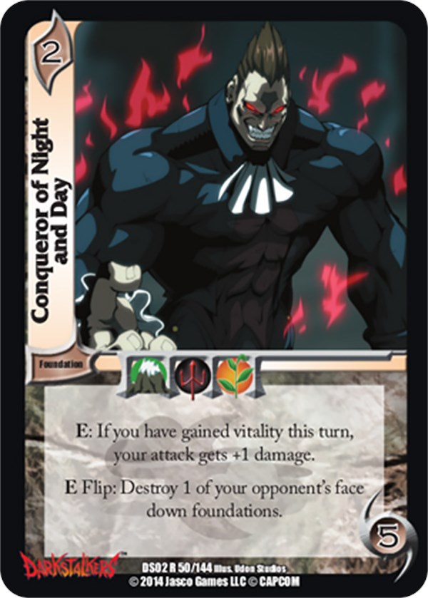 Conqueror of Night and Day - Darkstalkers: Warriors of the Night ...