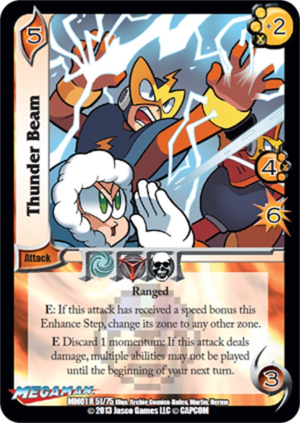 Thunder Beam - Mega Man: Collector's Tins - UniVersus