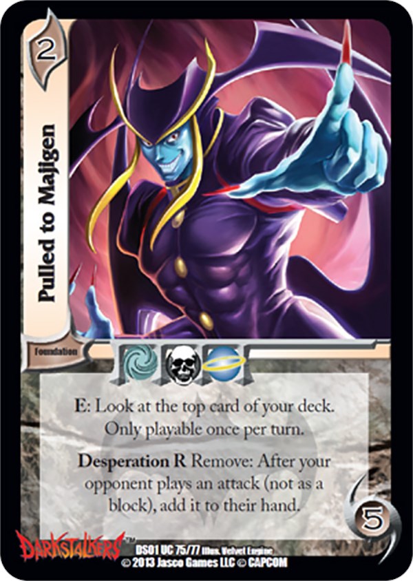 Pulled to Majigen - Darkstalkers: Collector's Tins - UniVersus