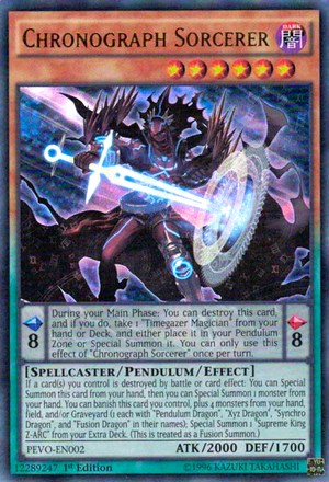 Chronograph Sorcerer - Pendulum Evolution - YuGiOh