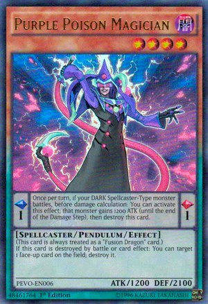 Purple Poison Magician - Pendulum Evolution - YuGiOh