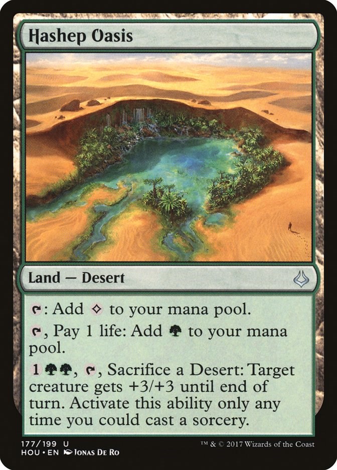 Hashep Oasis - Hour of Devastation - Magic: The Gathering