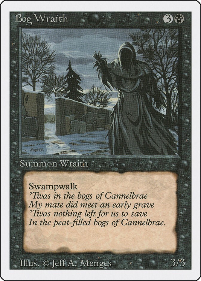 Bog Wraith - Revised Edition - Magic: The Gathering