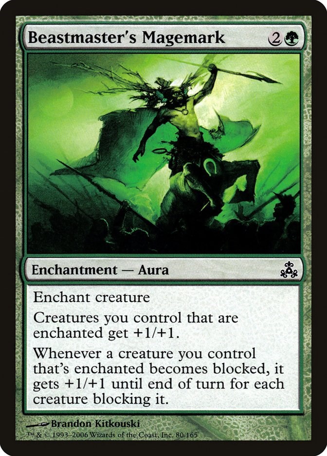 Beastmaster's Magemark - Guildpact - Magic: The Gathering