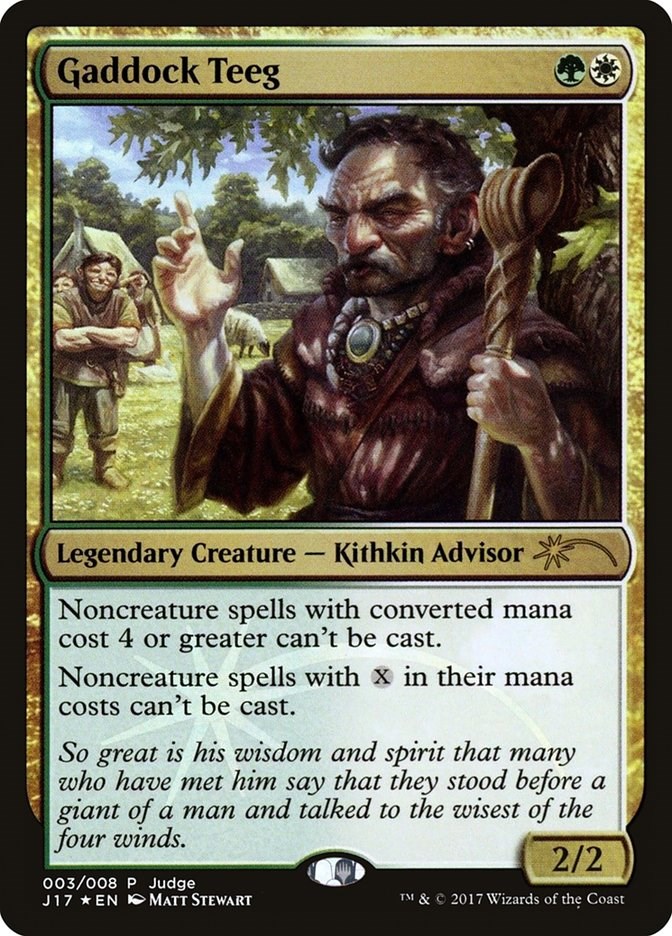 Gaddock Teeg - Judge Promos - Magic: The Gathering