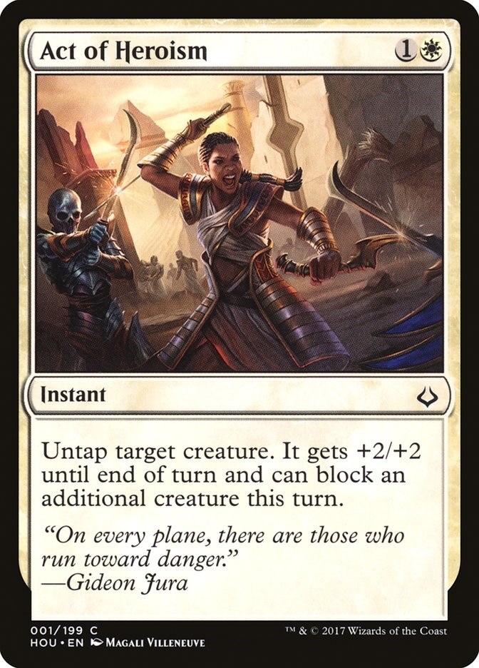 Act of Heroism - Hour of Devastation - Magic: The Gathering