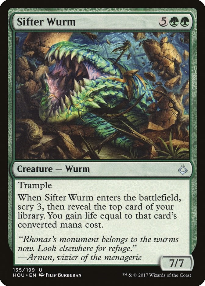Sifter Wurm - Hour of Devastation - Magic: The Gathering