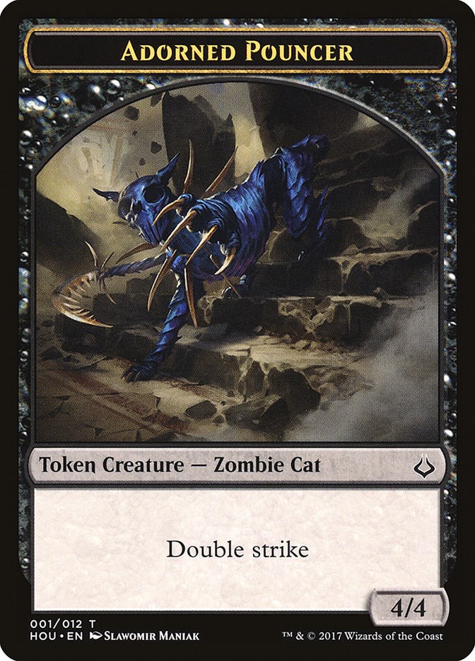 Adorned Pouncer Token - Hour of Devastation - Magic: The Gathering