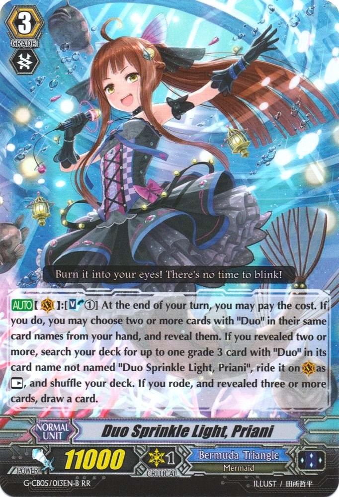 Duo Sprinkle Light, Priani (Black) - G-CB05: Prismatic Divas - Cardfight Vanguard
