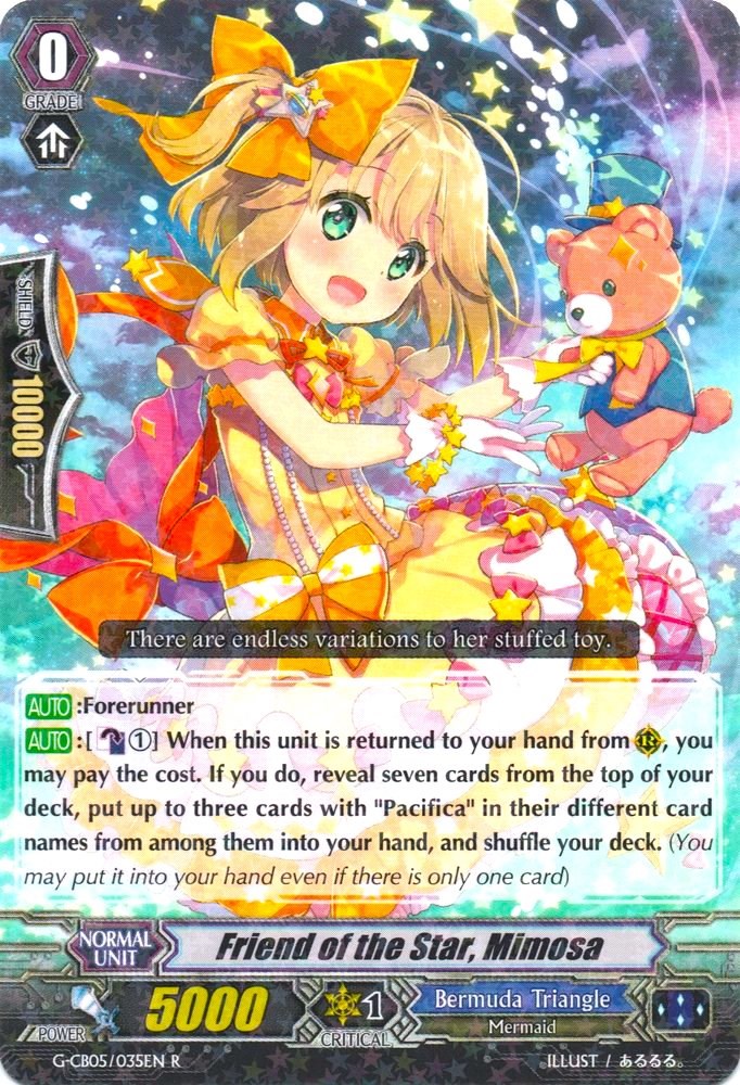 Friend of the Star, Mimosa - G-CB05: Prismatic Divas - Cardfight Vanguard