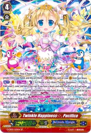 Twinkle Happiness, Pacifica (SP) - G-CB05: Prismatic Divas - Cardfight Vanguard