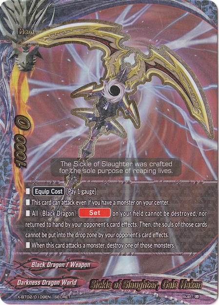 Sickle of Slaughter, Gale Haken - Chaos Control Crisis - Future Card ...