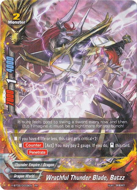 Wrathful Thunder Blade, Batzz - Chaos Control Crisis - Future Card ...