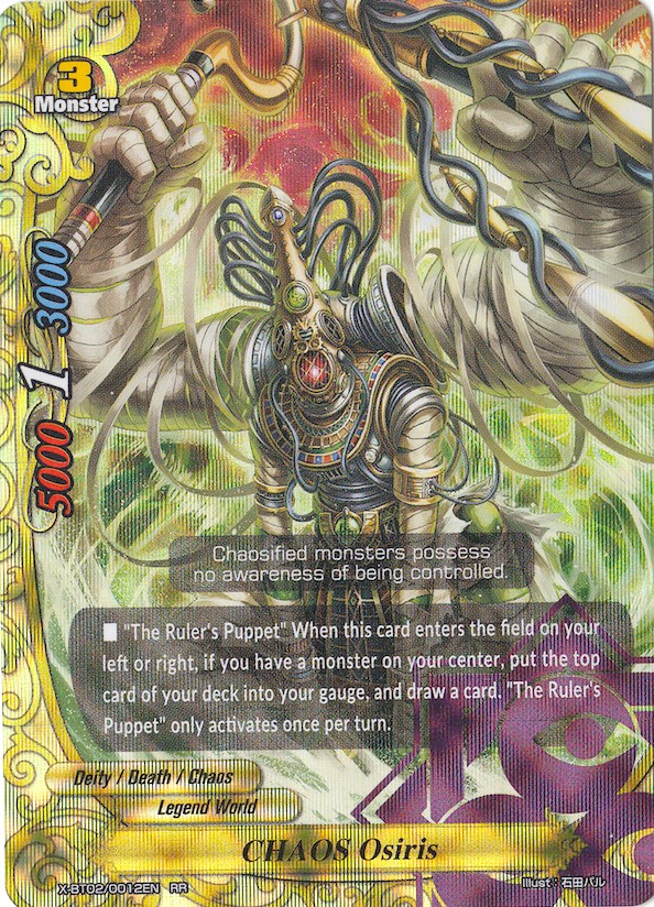 CHAOS Osiris - Chaos Control Crisis - Future Card BuddyFight