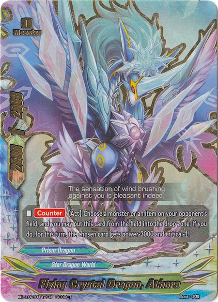 Flying Crystal Dragon, Athora - Chaos Control Crisis - Future Card ...