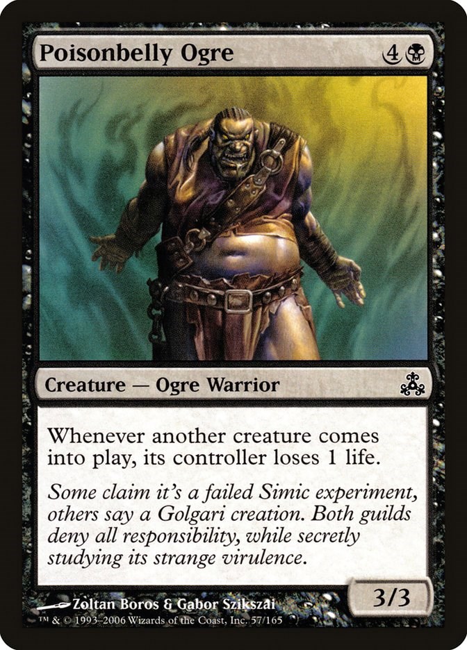 Poisonbelly Ogre - Guildpact - Magic: The Gathering