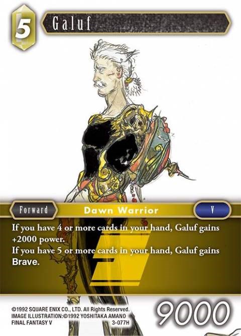 Galuf - Opus III - Final Fantasy TCG