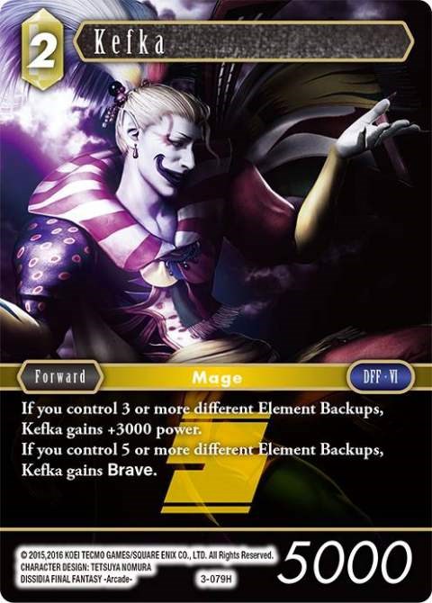 Kefka - Opus III - Final Fantasy TCG