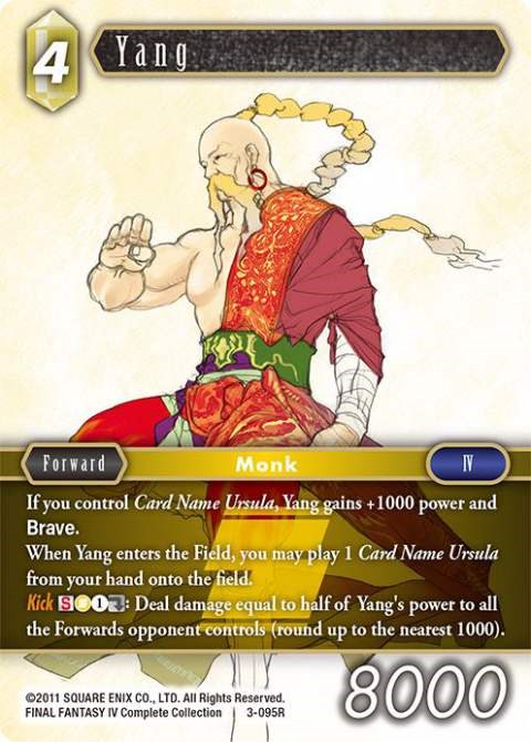 Yang - Opus III - Final Fantasy TCG
