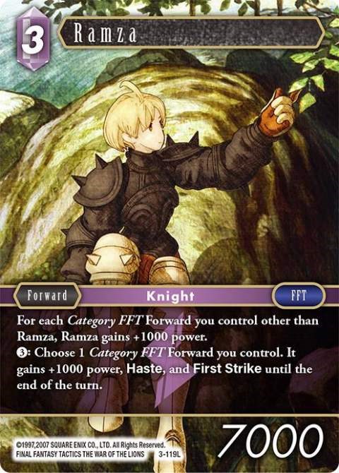 Ramza - Opus III - Final Fantasy TCG