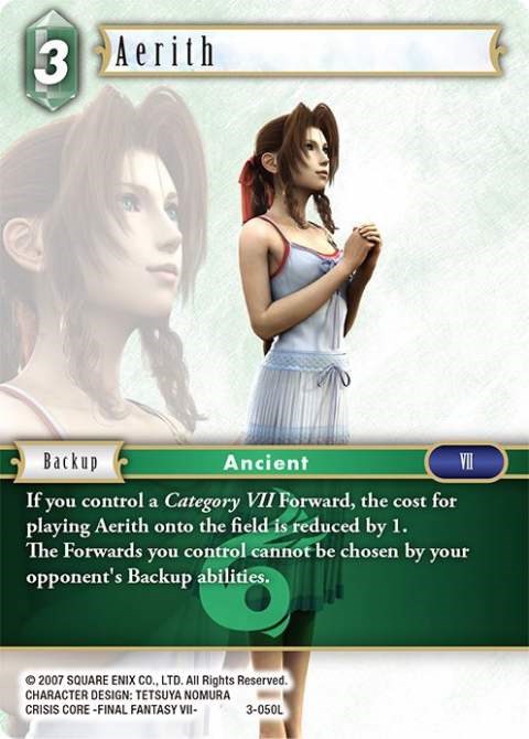 Aerith - Opus III - Final Fantasy TCG