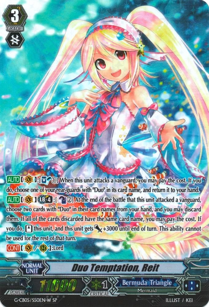 Duo Temptation, Reit (White - SP) - G-CB05: Prismatic Divas - Cardfight Vanguard