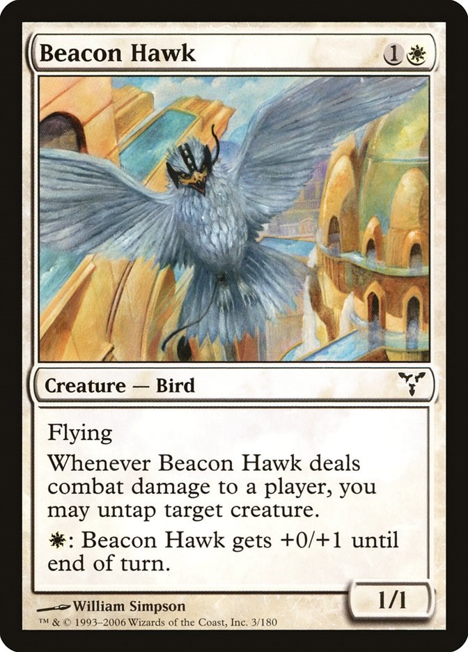 Beacon Hawk - Dissension - Magic: The Gathering