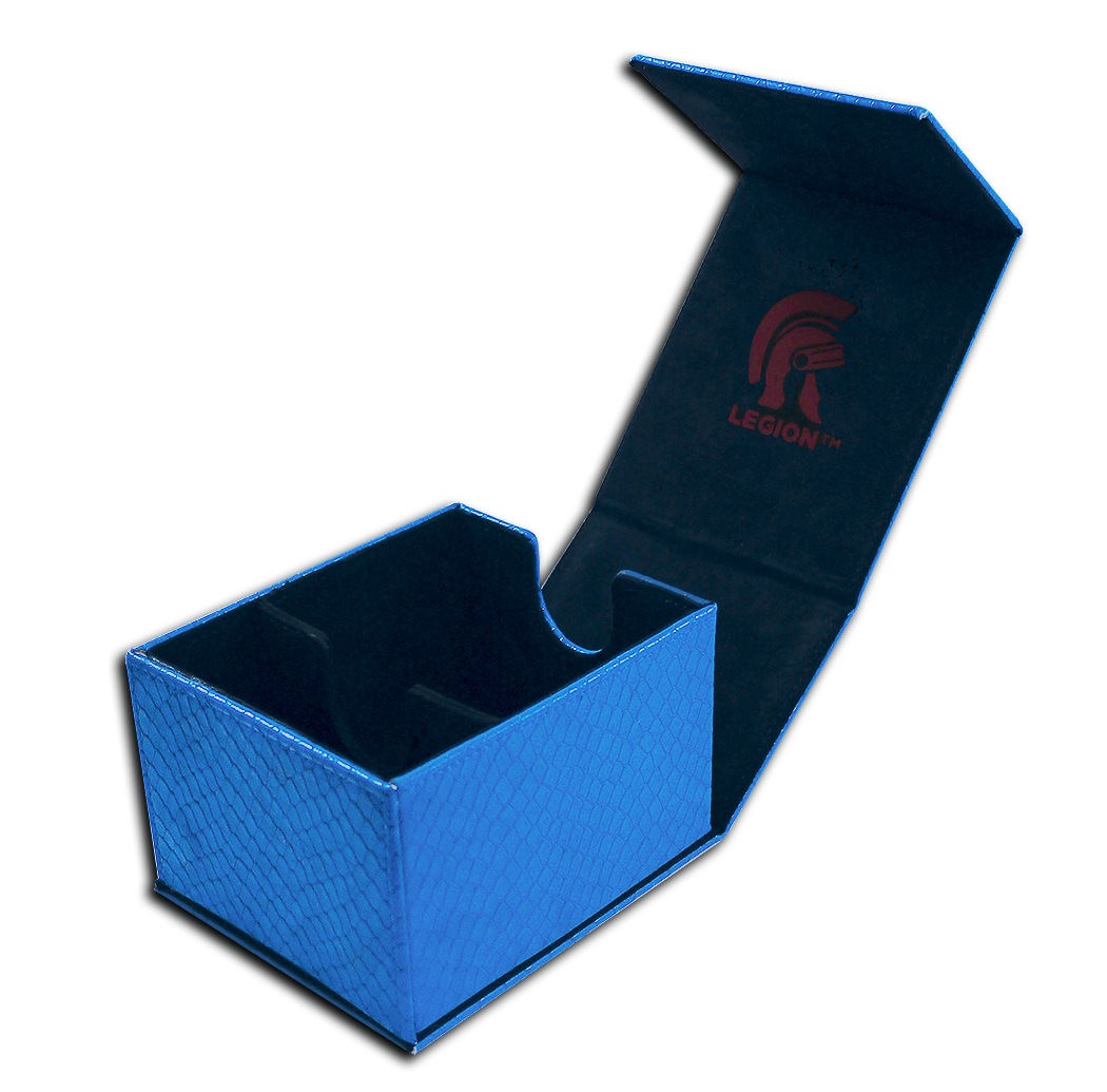 Hoard Plus Blue - Legion Premium Supplies Deck Boxes - Deck Boxes