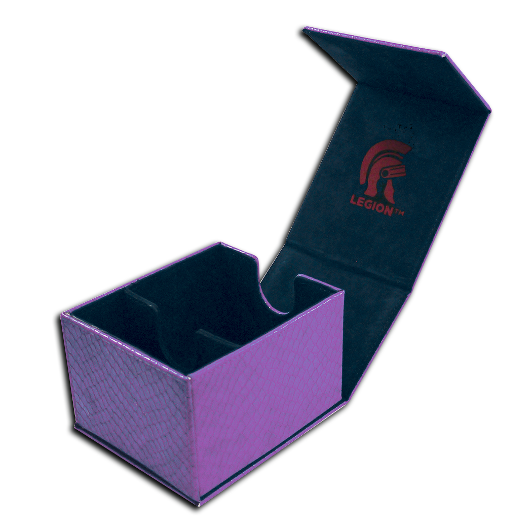 Hoard Plus Purple - Legion Premium Supplies Deck Boxes - Deck Boxes