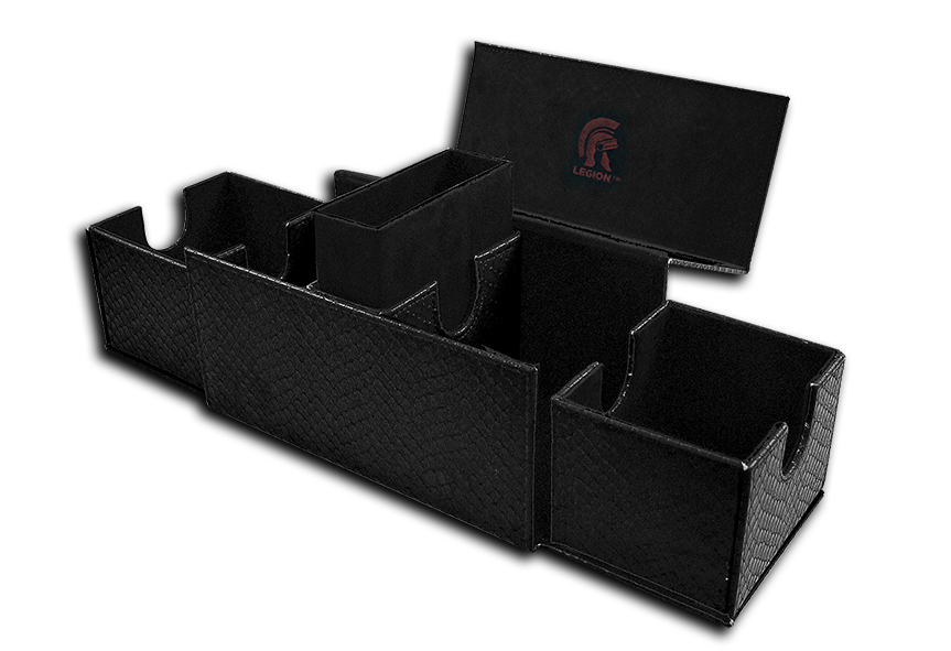 Vault 2 Black - Legion Premium Supplies Deck Boxes - Deck Boxes