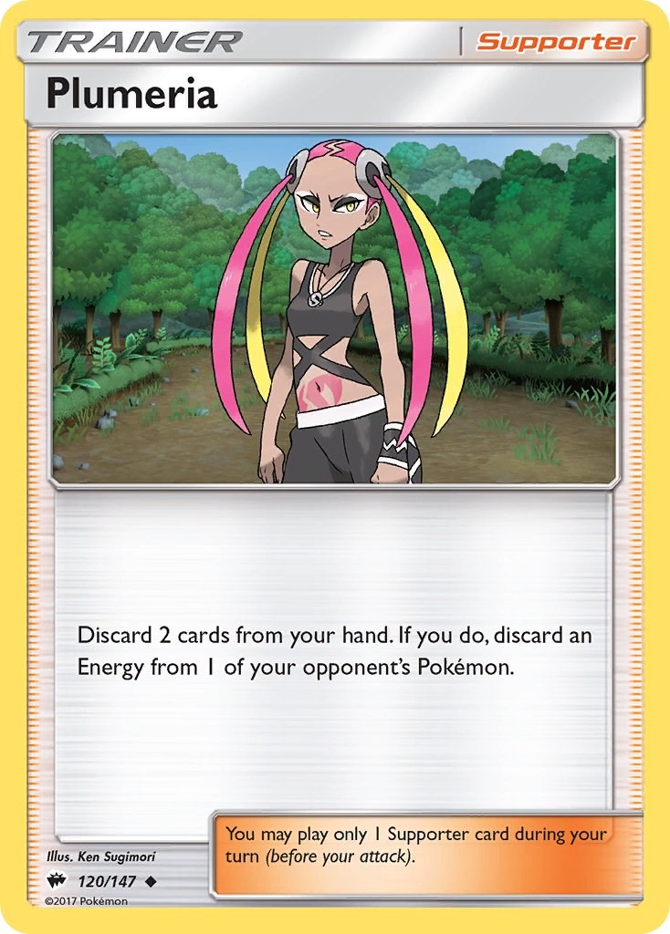Plumeria - SM - Burning Shadows - Pokemon
