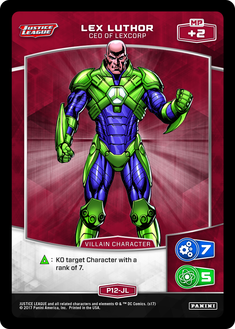 Lex Luthor - CEO of LexCorp - Promotional Cards - MetaX TCG