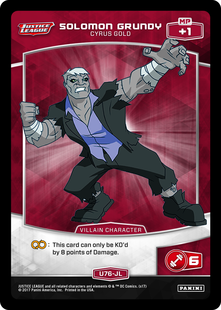 Solomon Grundy - Cyrus Gold (U76-JL) - Justice League - MetaX TCG